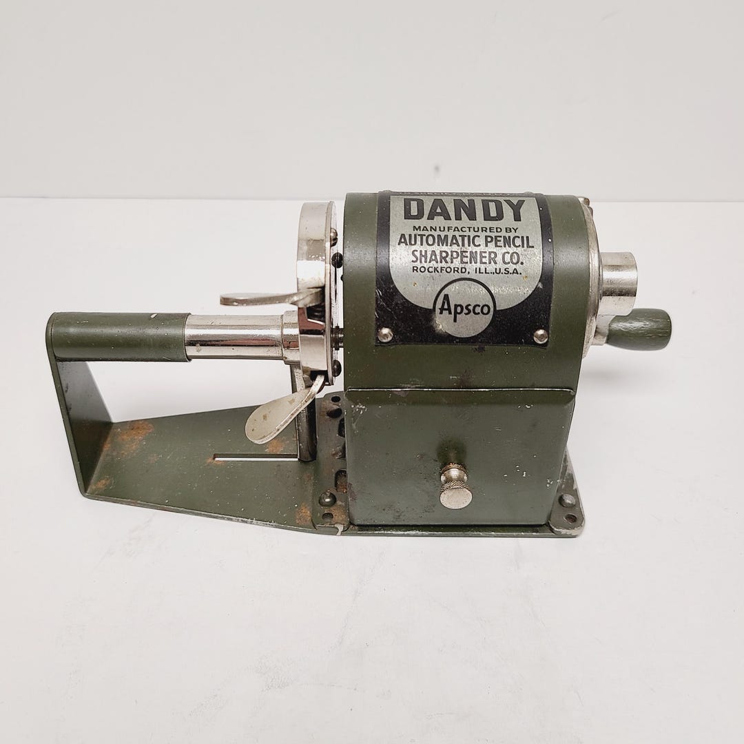 Antique C1920's "dandy" Self Feeder Manual Pencil Sharpener Automatic ...