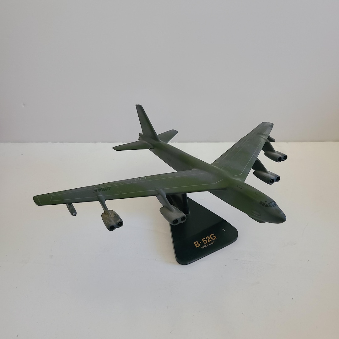 Vintage USAF B-52 G Stratofortress Handmade Desktop Model, Nice Condition Good for Display as It ...