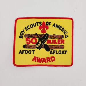 Vintage Circa 1960's Boy Scouts of America 50 Miler Afoot Afloat Award ...