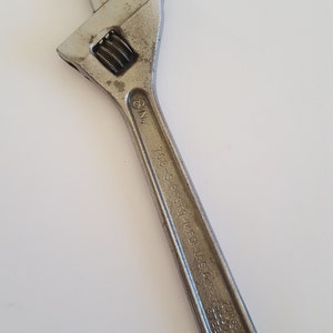Vintage Circa 1960 Proto Tools 708-S Adjustable Wrench 8. Inch Forged ...
