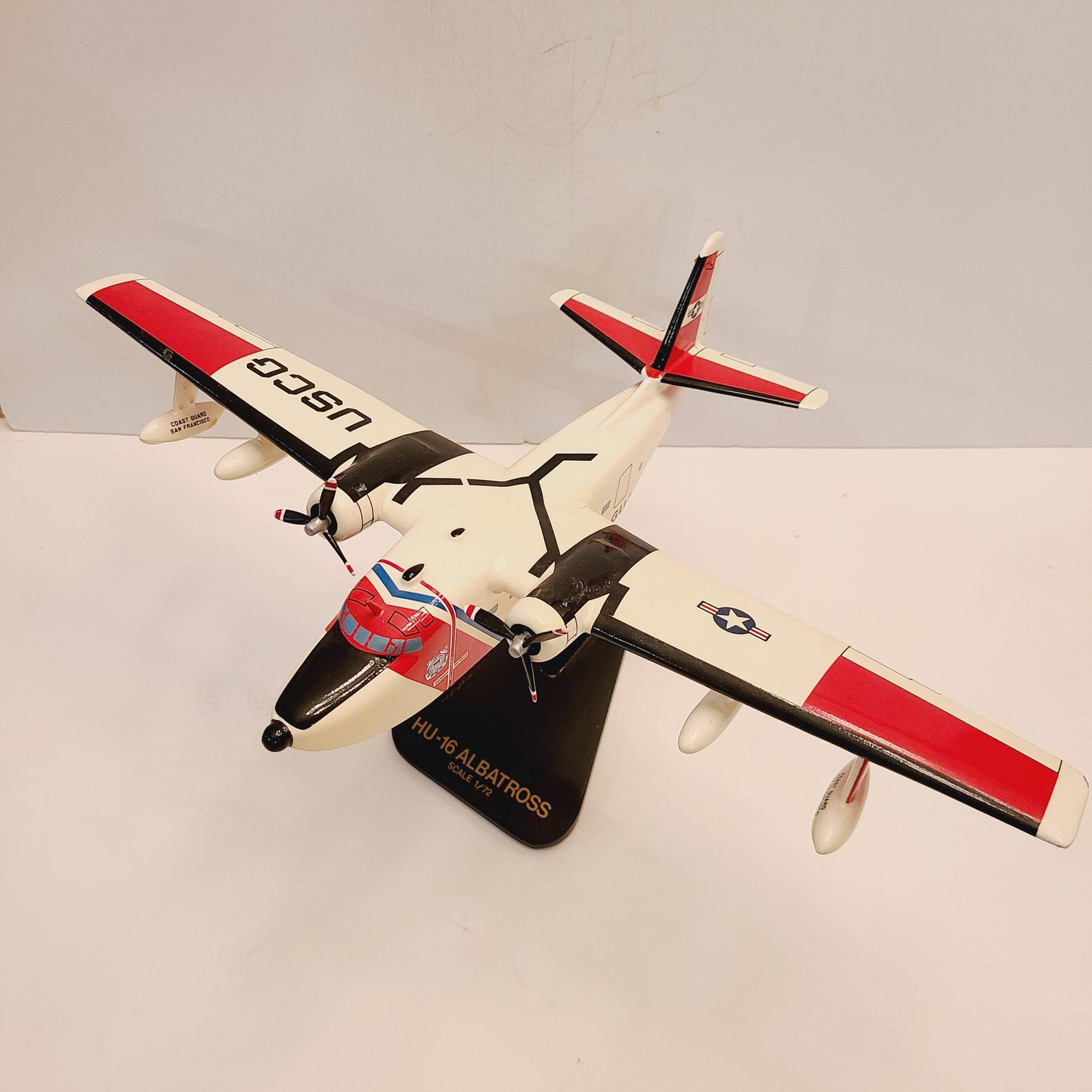 Vintage USCG Grumman Albatross HU-16 Model: Coast Guard Aviation Decor ...