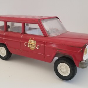 Vintage 1966/68 Tonka No.1066 "fire Chief" Jeep Wagoneer, Good ...