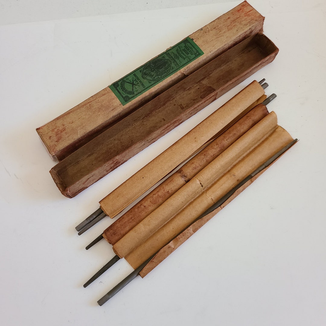 Vintage Circa 1950's Lot of 5 No.183 Metal Files by Nicholson File ...