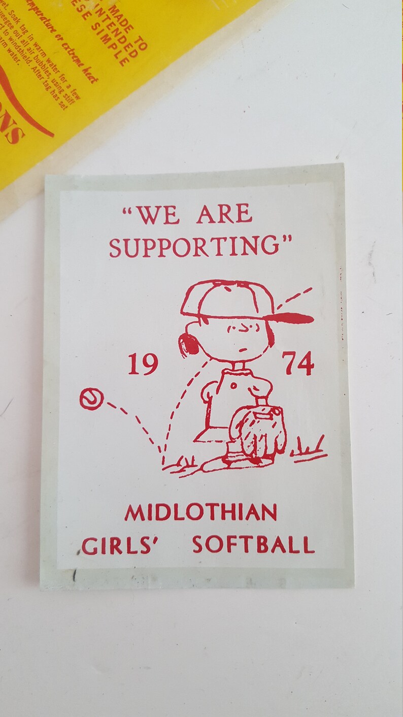 Vintage 1974 Window Tampo Decal Peanuts Lucy Van Pelt we - Etsy