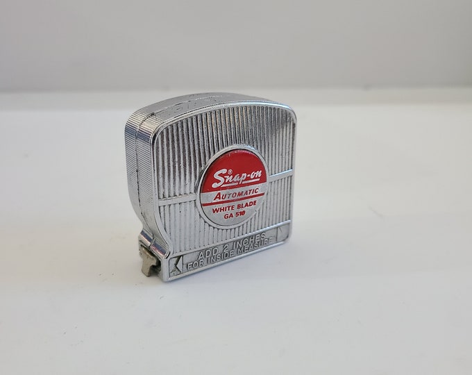 Vintage Circa 1970's Snap-on Tools Automatic White Blade GA 510 Tape ...