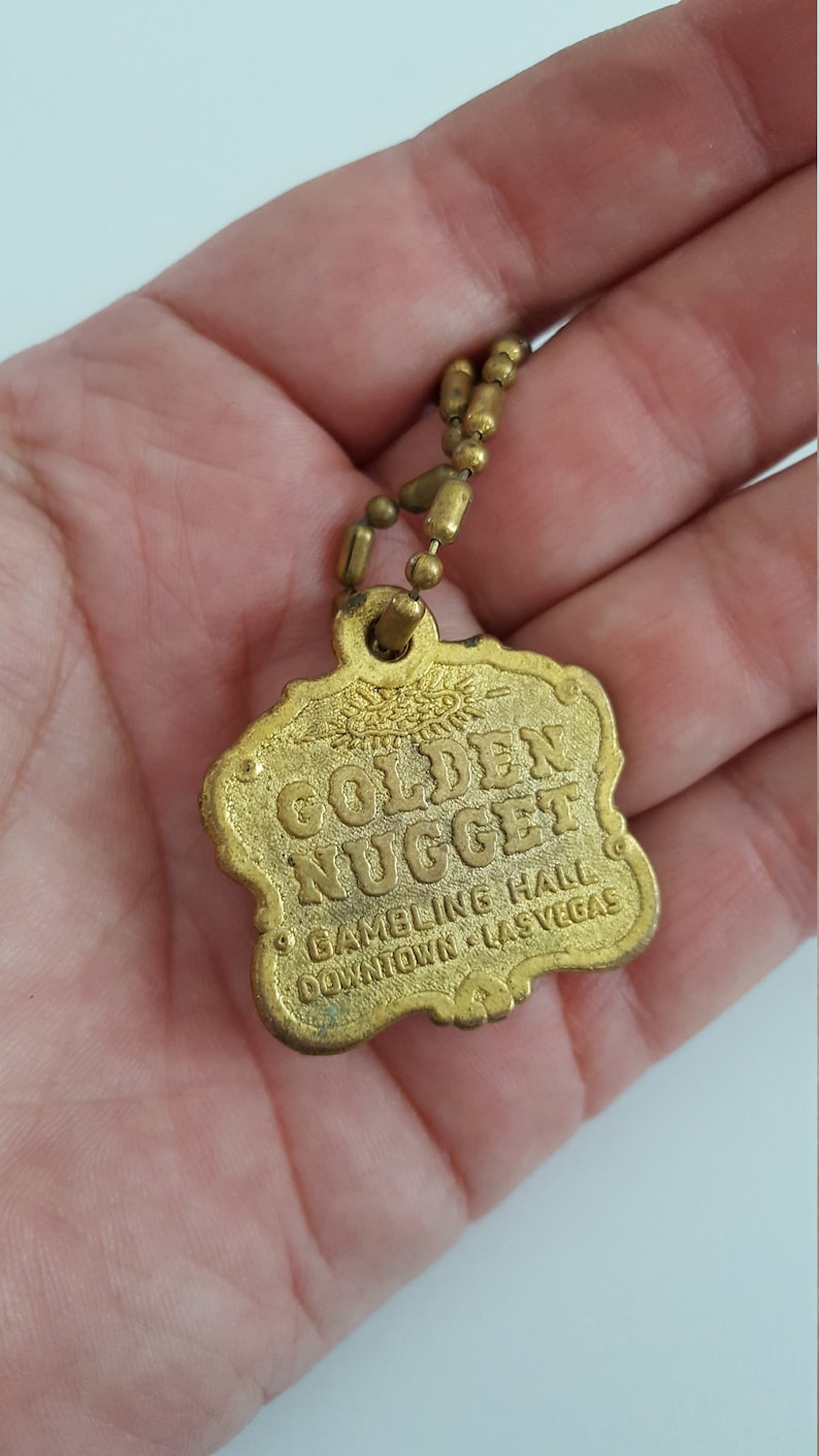 Vintage Double Sided Golden Nugget Gambling Hall Downtown Las Vegas ...