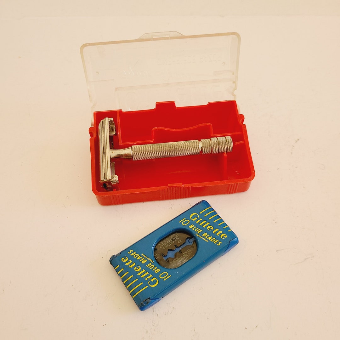 Vintage Gillette Super Speed Safety Razor: 1950s Tech Model With Case ...