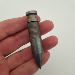 Vintage Solid Steel Machined Plumb Bob Cleaned Unmarked but - Etsy