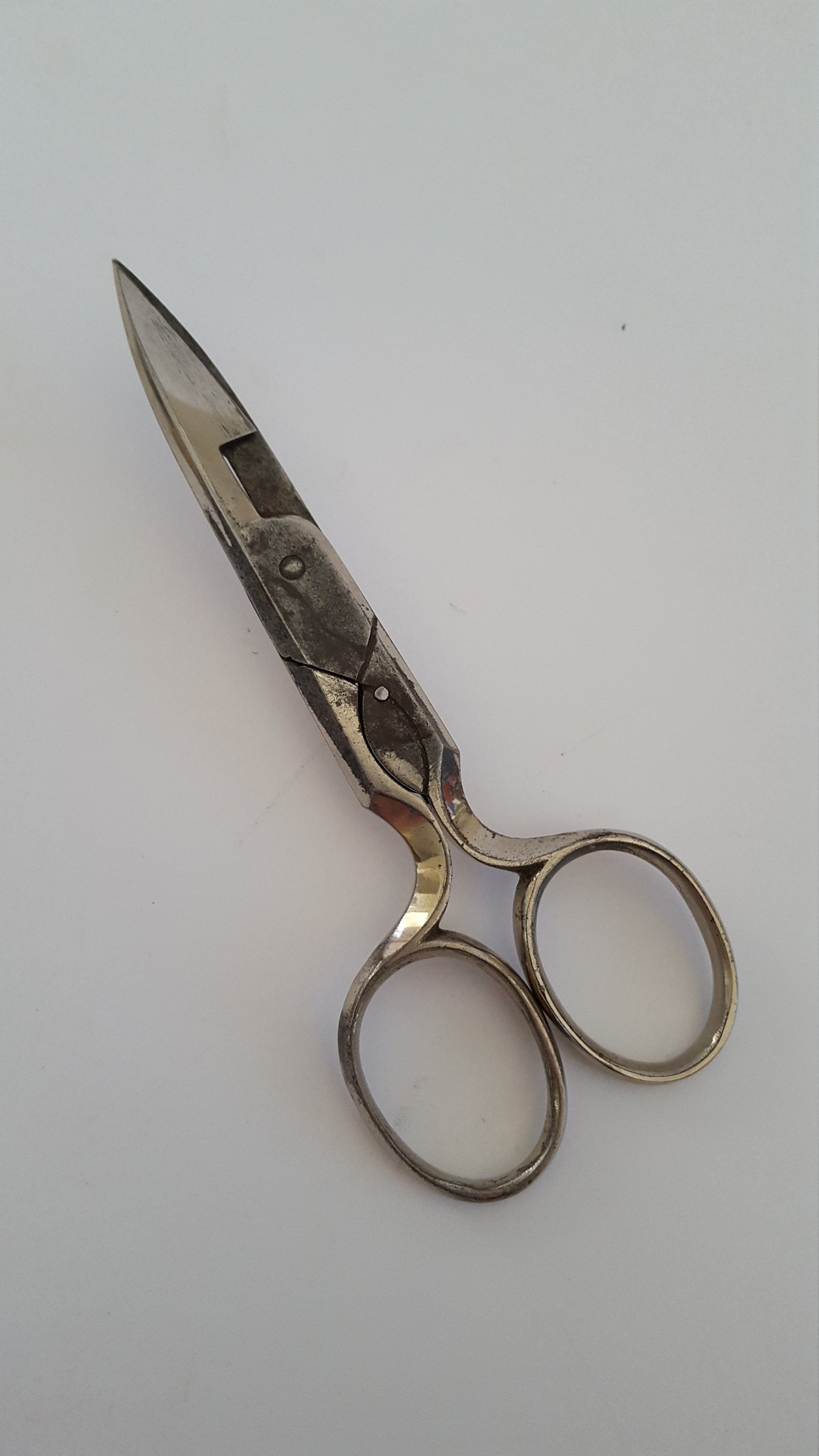Vintage Clauss Buttonhole Scissors, Nickel Plated Chrome, Fremont, Ohio 4 7/8" as Found - Etsy