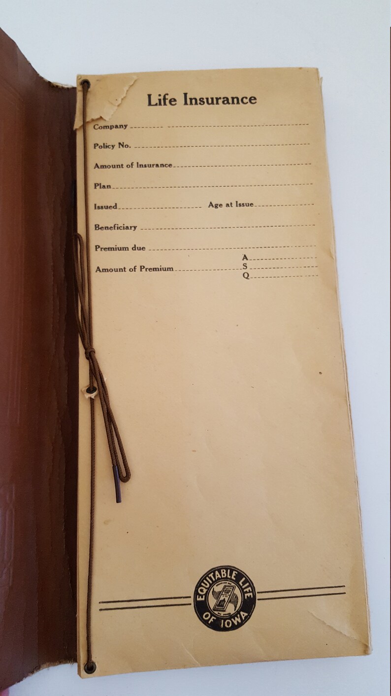 Vintage Circa 1930's to 1940's Life Insurance Policies - Etsy