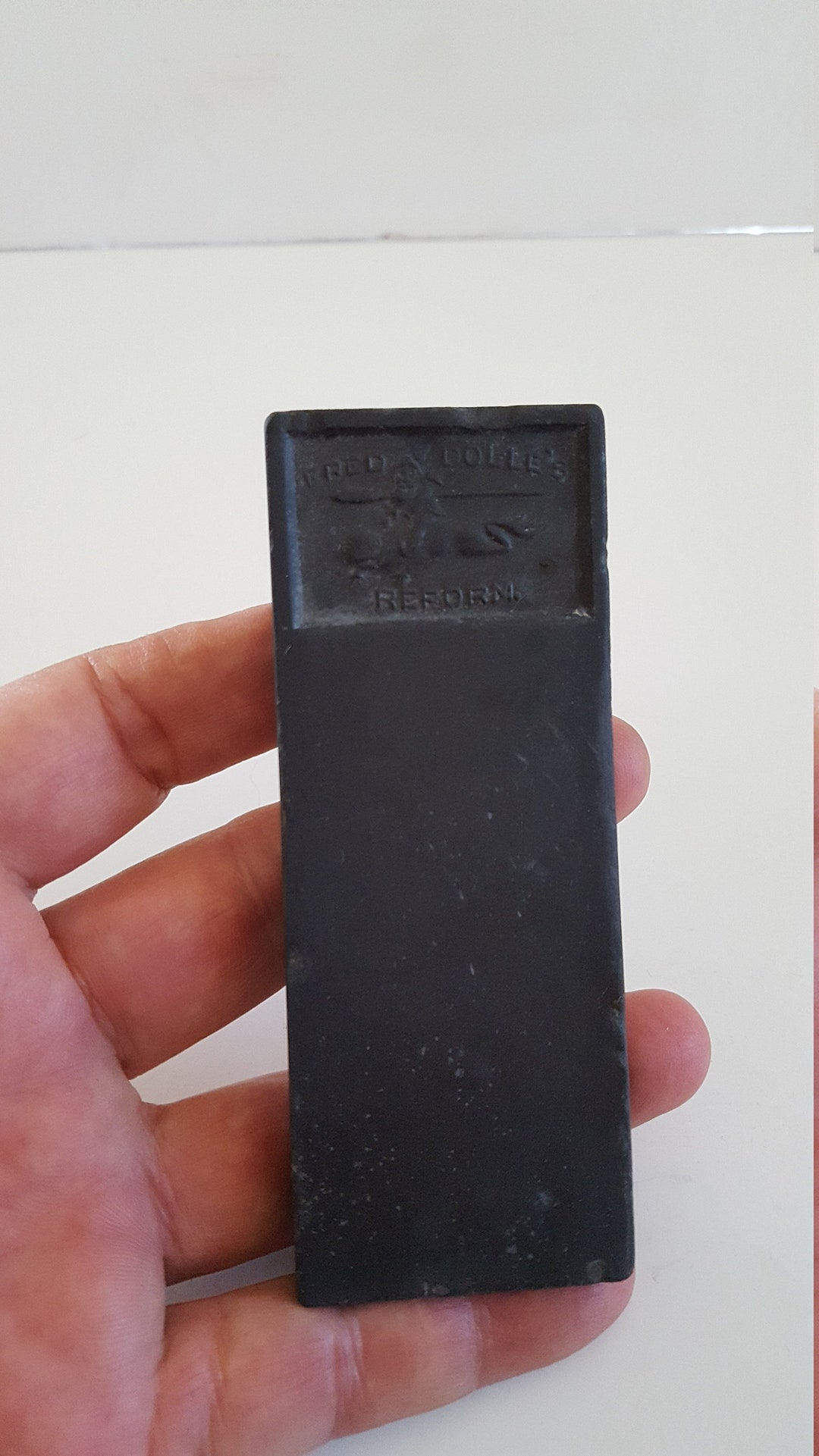 Antique Fred Dolle's Reform Straight Razor Hone, Barber Hone Scarce ...