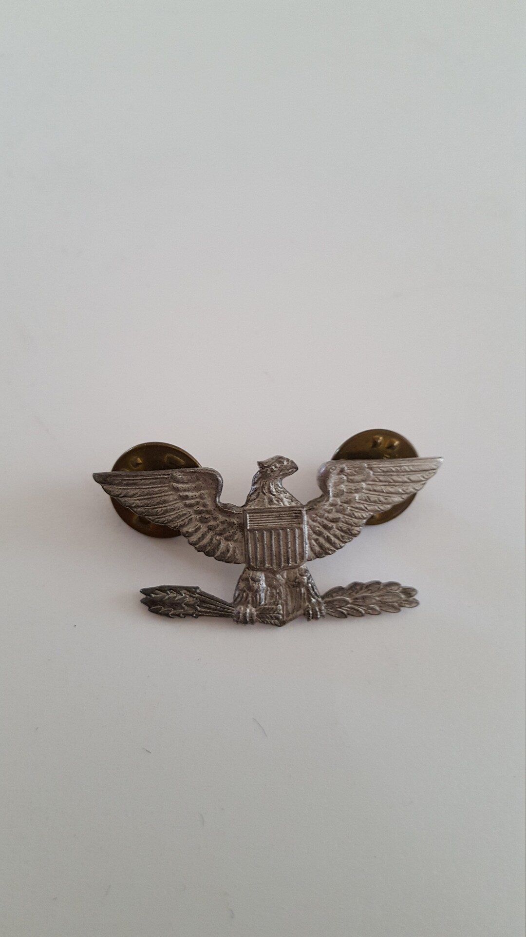 Vintage US Army Colonel /US Navy Captain Collar Device 1/20th Silver ...