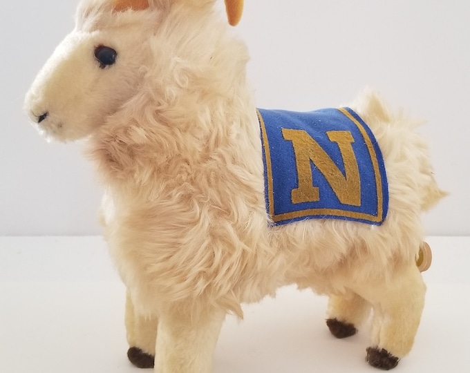 Vintage 1978 US Naval Academy Mascot Bill the Goat, Plush Toy, Dakin ...