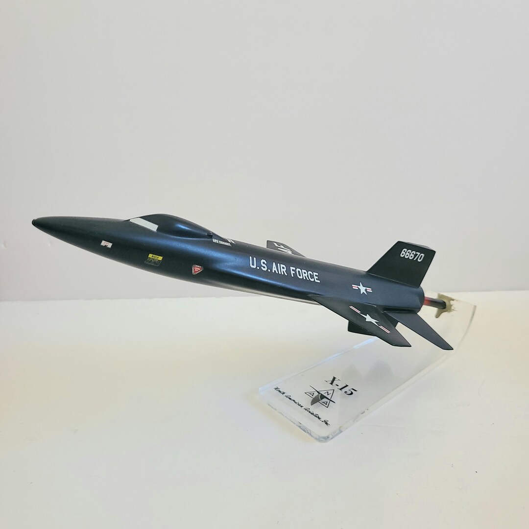 Vintage Circa Late 1960's USAF X-15-1 North American Aircraft Desktop ...