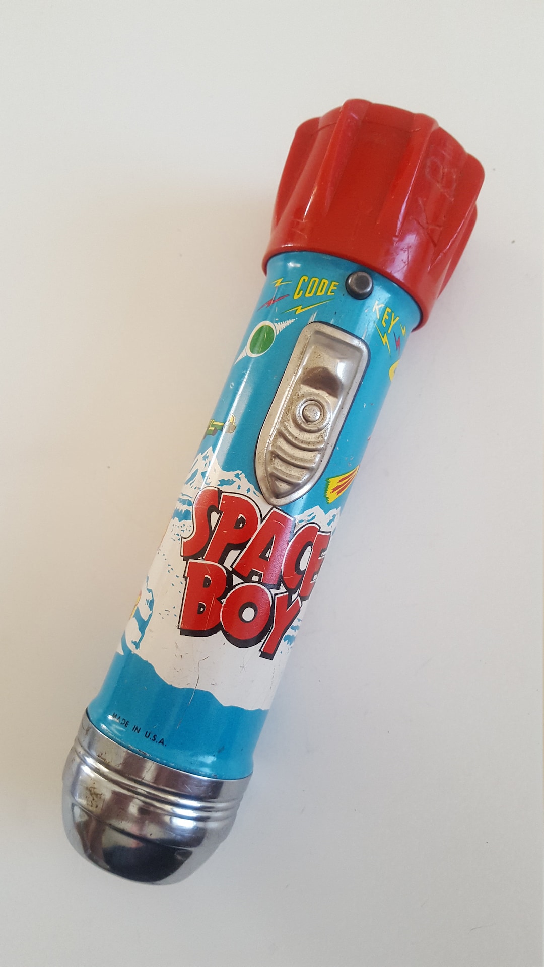 Vintage Circa 1955 Hipco "space Boy" Flashlight, Flashlight Works ...