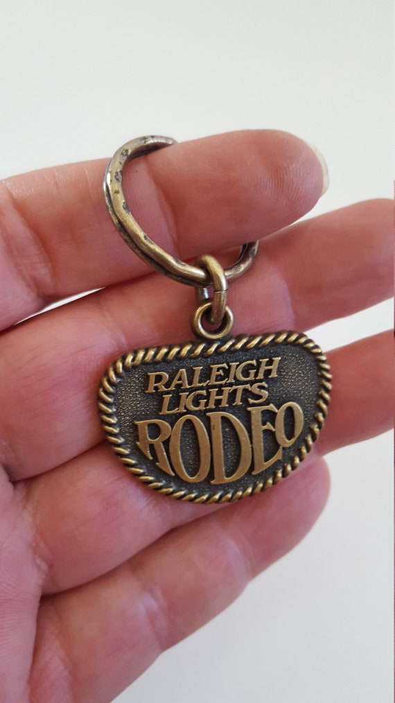 Vintage circa 1980's Raleigh Lights Rodeo keychain, … - Gem