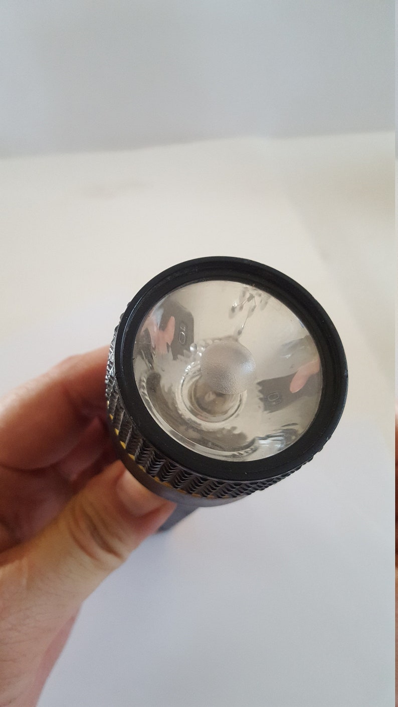 Vintage Circa 1990s Lumilite K2C Flashlight Black and Yellow - Etsy