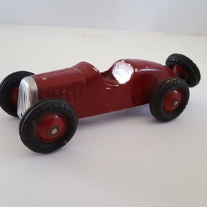 1930's Vintage Boat-tailed Race Car, Aluminum Body, Painted Red With ...