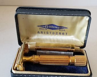 1956 Gillette Gold Diplomat TTO Vintage Safety Razor Date Code - Etsy