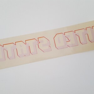 Vintage 1990's Reverse Window Decal United States Marine Corps Sticker ...