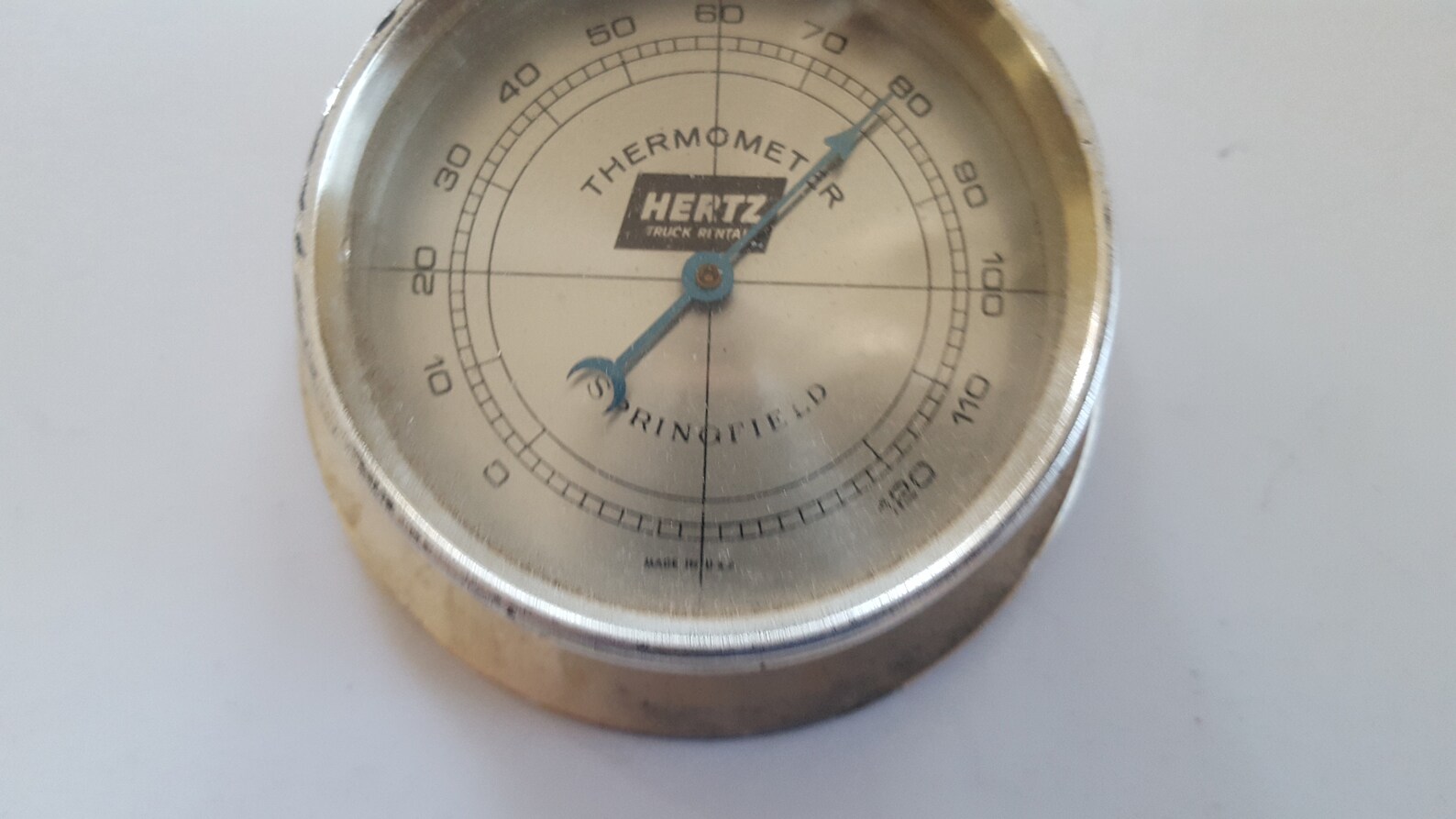 Vintage Springfield Instrument Co Thermometer Hertz Truck - Etsy