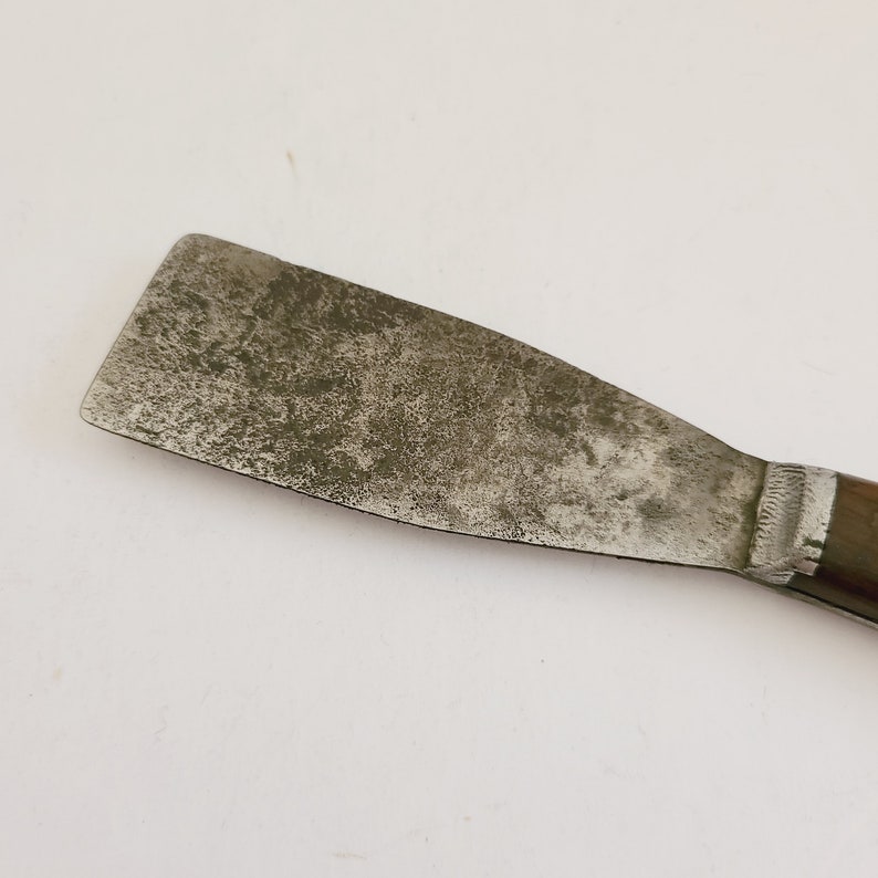 Vintage Paint Chipper: 1940s-50s Putty Knife With Hardwood Handle - Etsy