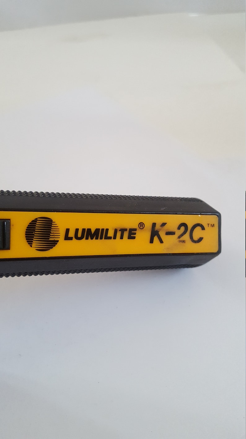 Vintage Circa 1990s Lumilite K2C Flashlight Black and Yellow - Etsy
