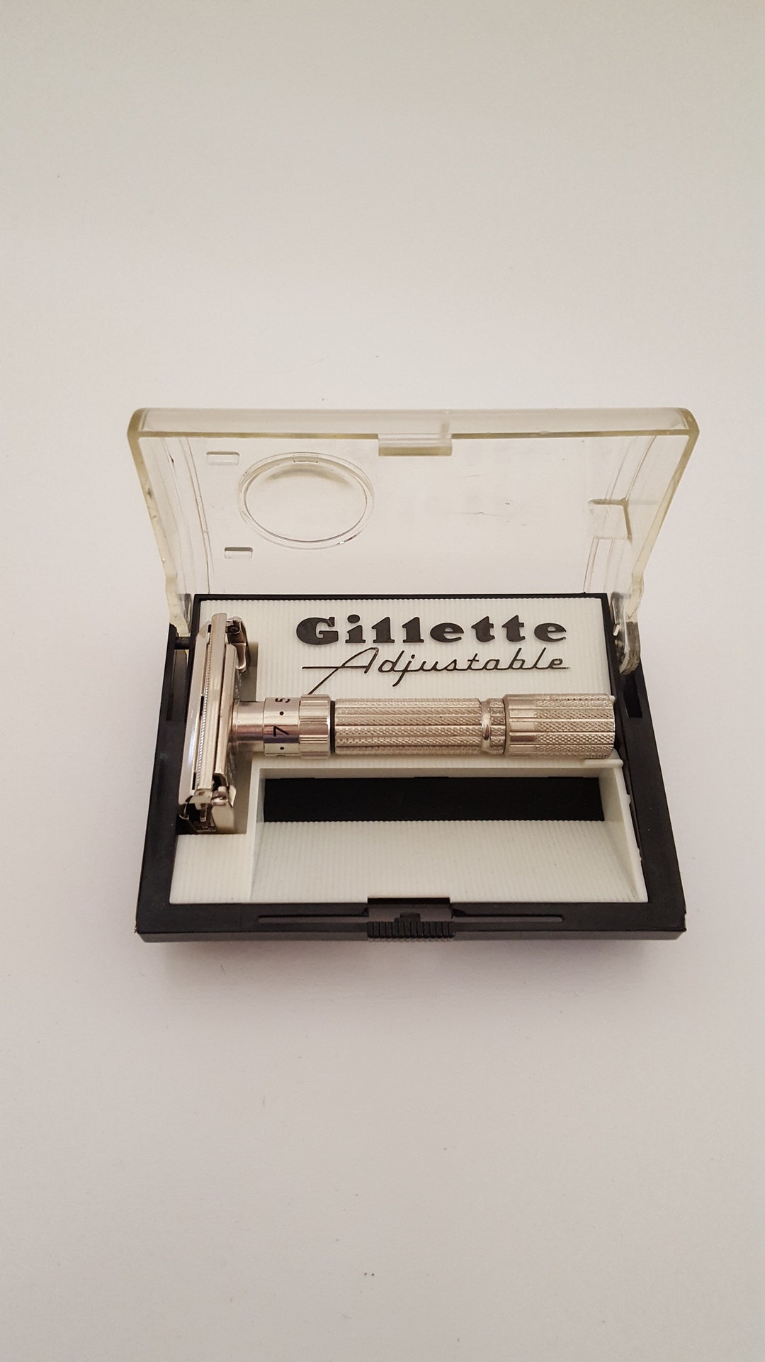 Vintage 1960 Gillette 195 Safety Razor "fat Boy" Date Code F 1 in ...