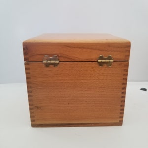 Vintage 1930's Nega File Co. Storage Box, Acid Free Mahogany Wood ...