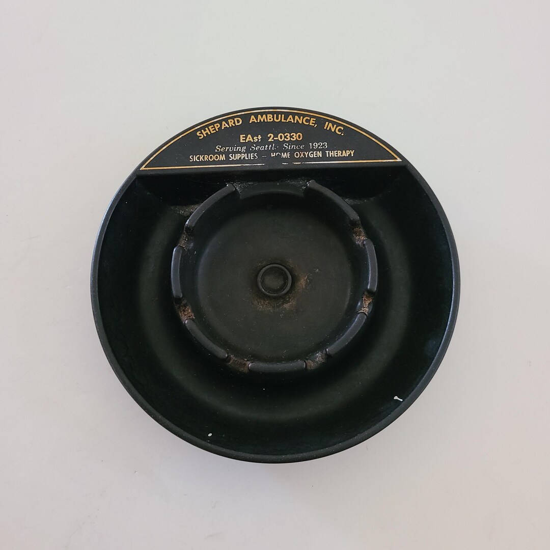 Vintage Circa 1950's to 1960's Delrin Advertising Ashtray From Shepard ...