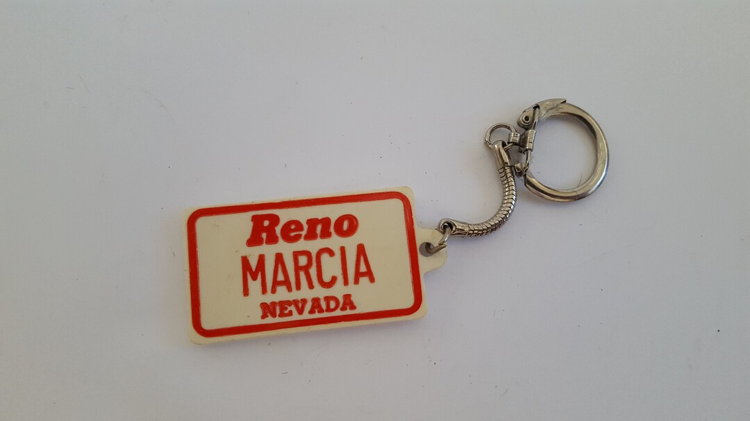 Vintage Circa 1970's Souvenir Reno Nevada Keychain - Etsy