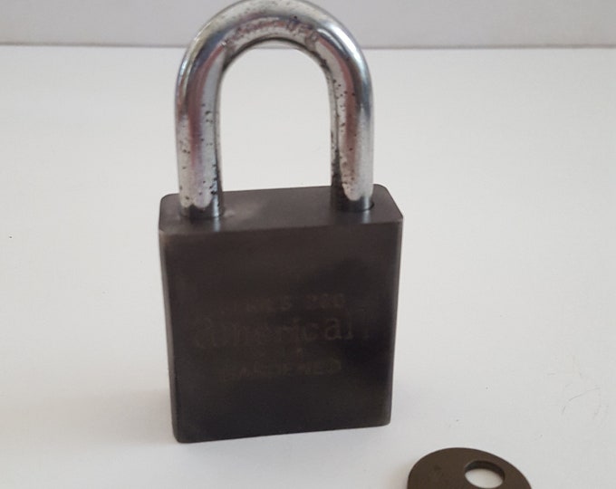 Vintage Junkunc Bros American Locks Series 30, Chicago Solid Padlock ...