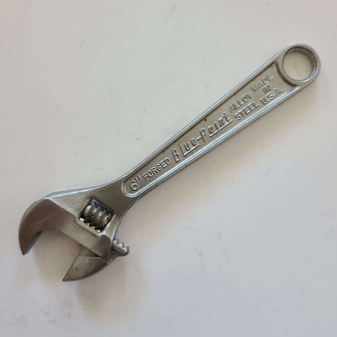 Vintage Circa 1980's Blue-point Snap-on Tools Corp 6 Adjustable Wrench ...