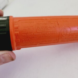 Vintage 1985 Bright Star Model 2117 MSHA 2 Cell (D Size) Safety ...