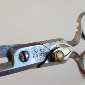 Antique Buttonhole Scissors, Keen Kutter Co. Germany, Sewing Supplies ...