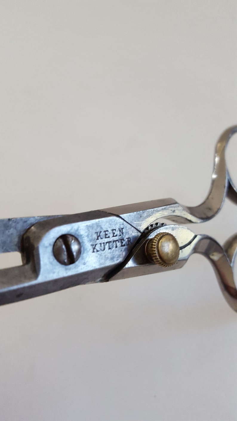 Antique Buttonhole Scissors Keen Kutter Co. Germany Sewing - Etsy