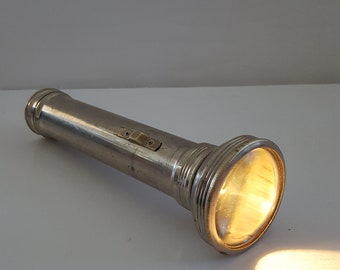 Antique Circa 1917 French "ray-o-lite" Satin Finish Nickel Plated ...