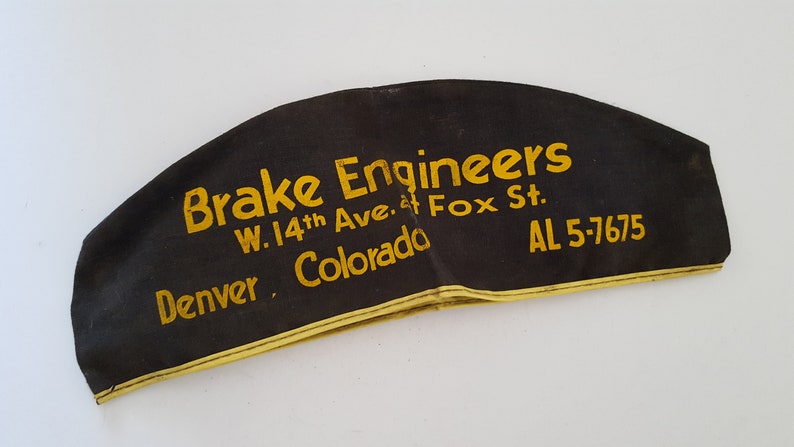 Vintage 1960's Mechanics Medium Size Garrison Style Cap - Etsy