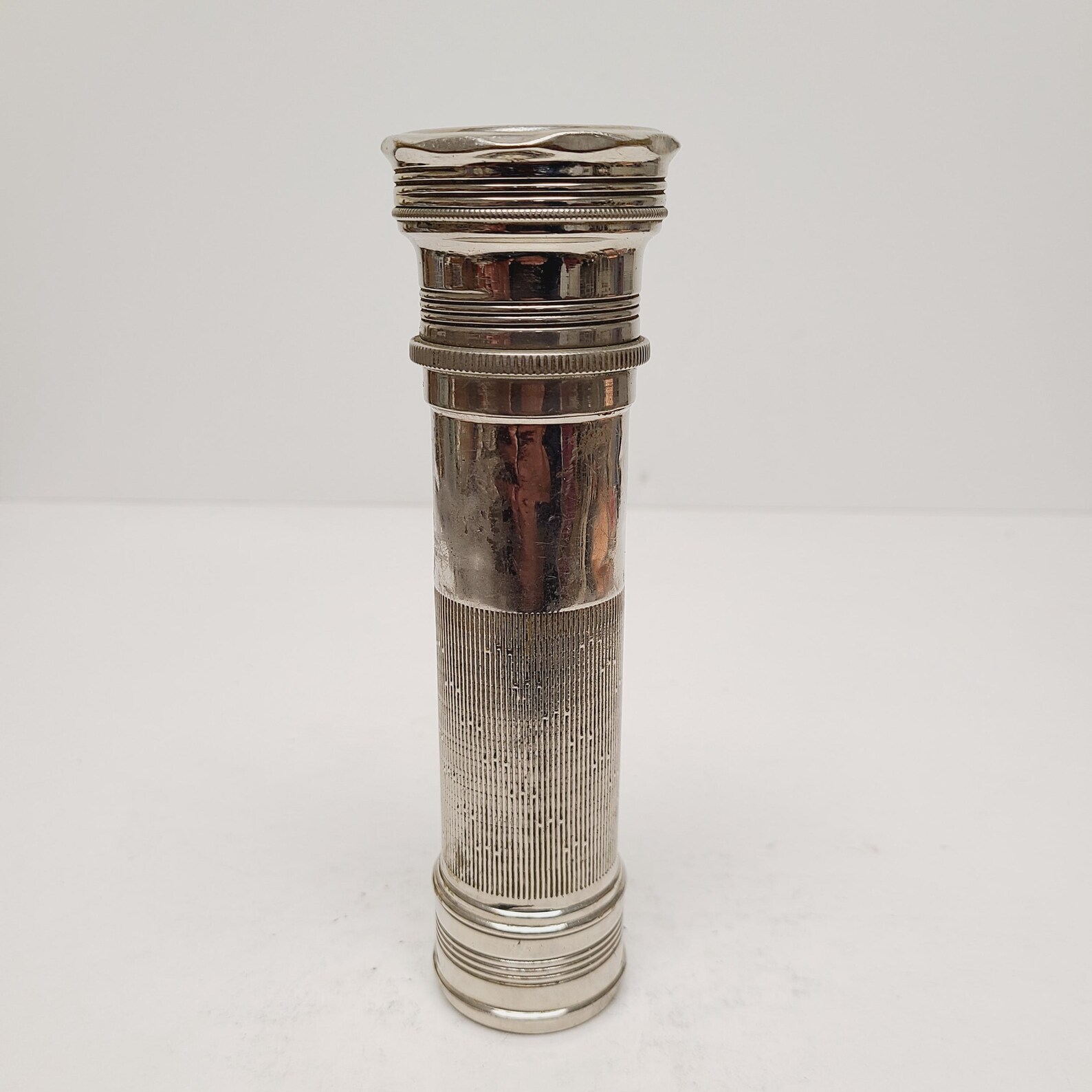 Vintage Circa 1930's Tang Fun Kee "navy Brand" 2 D Cell Flashlight ...