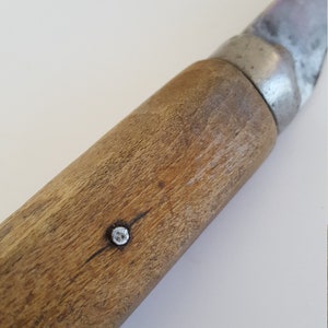 Vintage Handmade Large Utility Knife, 6 1/4" Blade, 1/2 Tang With 1 Pin ...