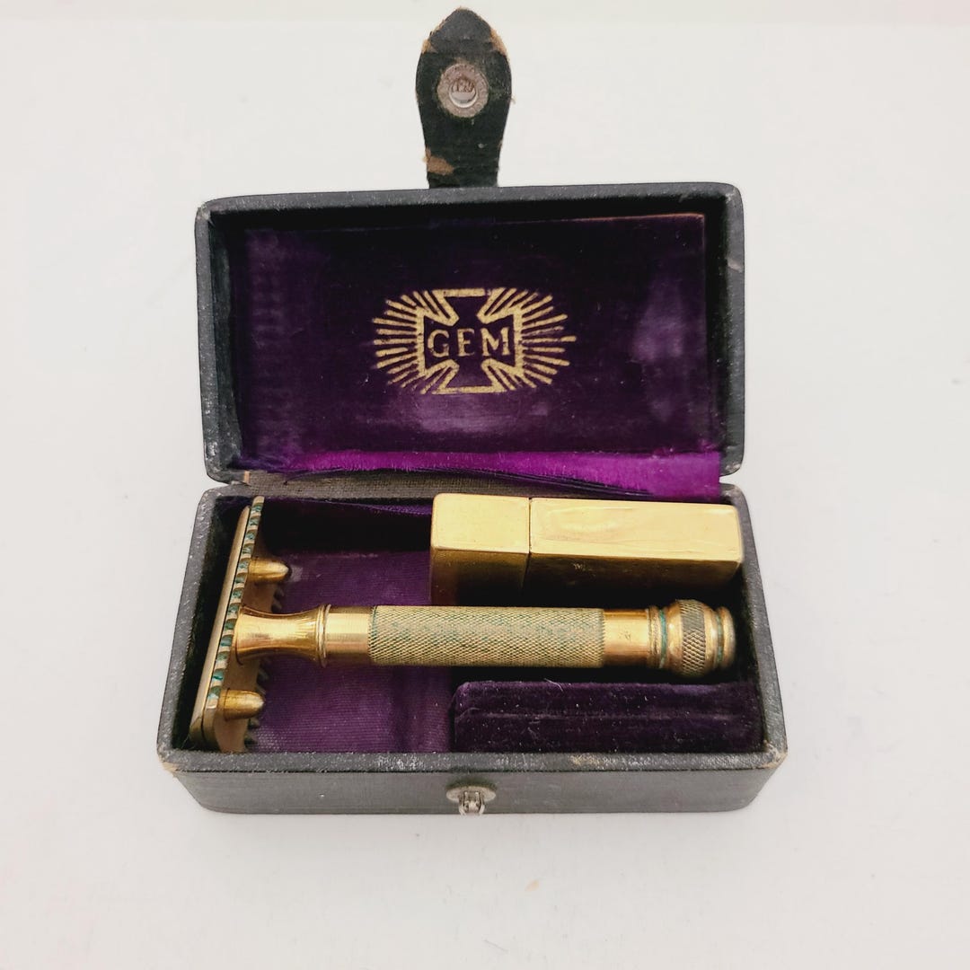 Antique 1920s Gillette Open Comb Razor With Gem Case - Etsy