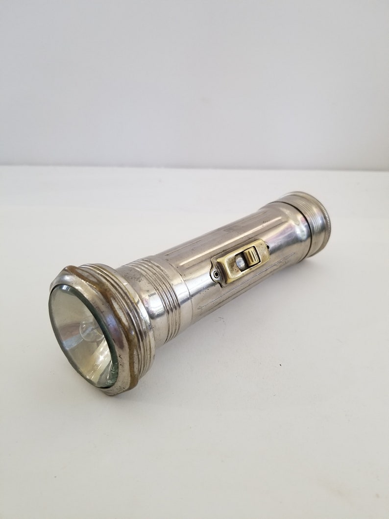 Vintage Circa 1929 Sol-ray 2 D Cell Flashlight in Working - Etsy