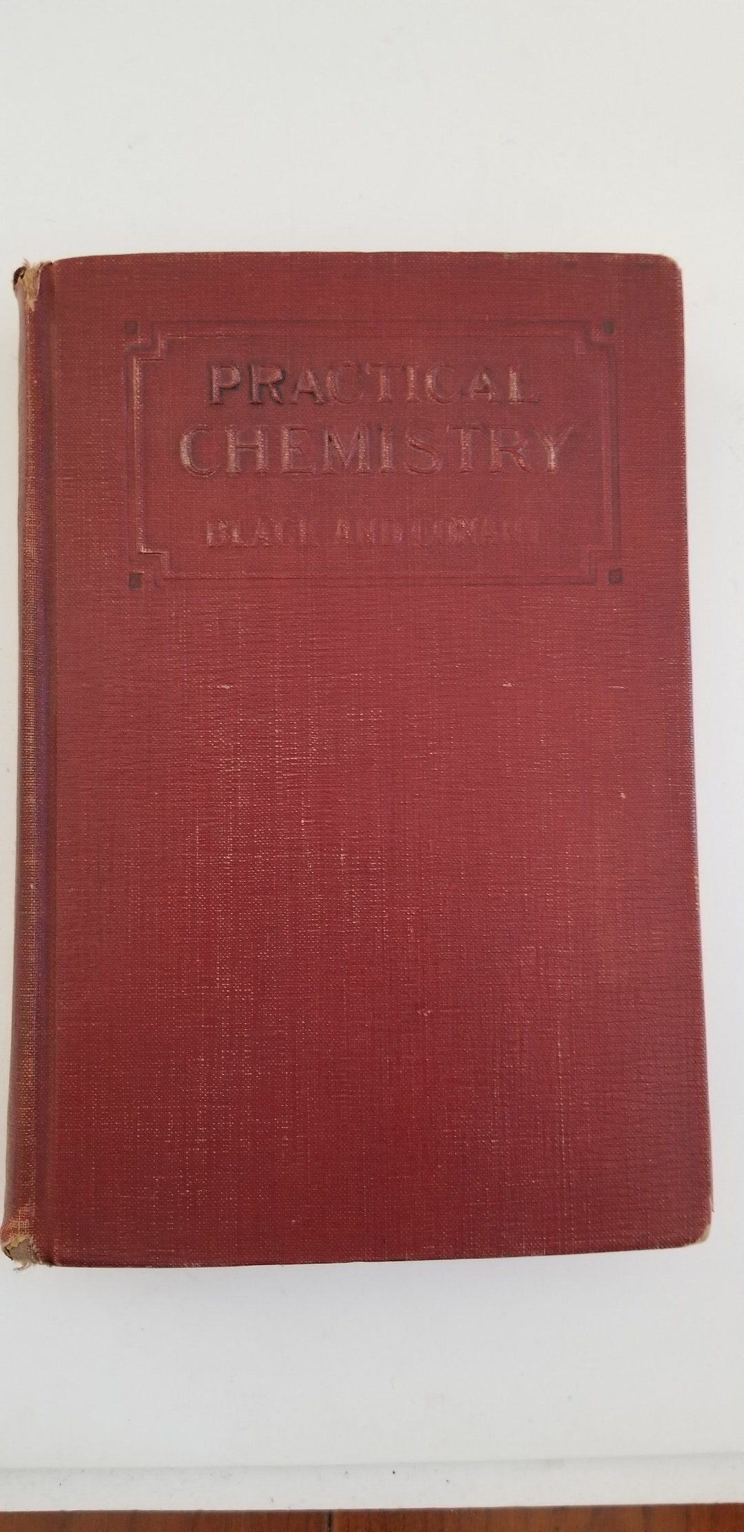 Vintage 1928 Printing of Practical Chemistry Textbook Published by ...