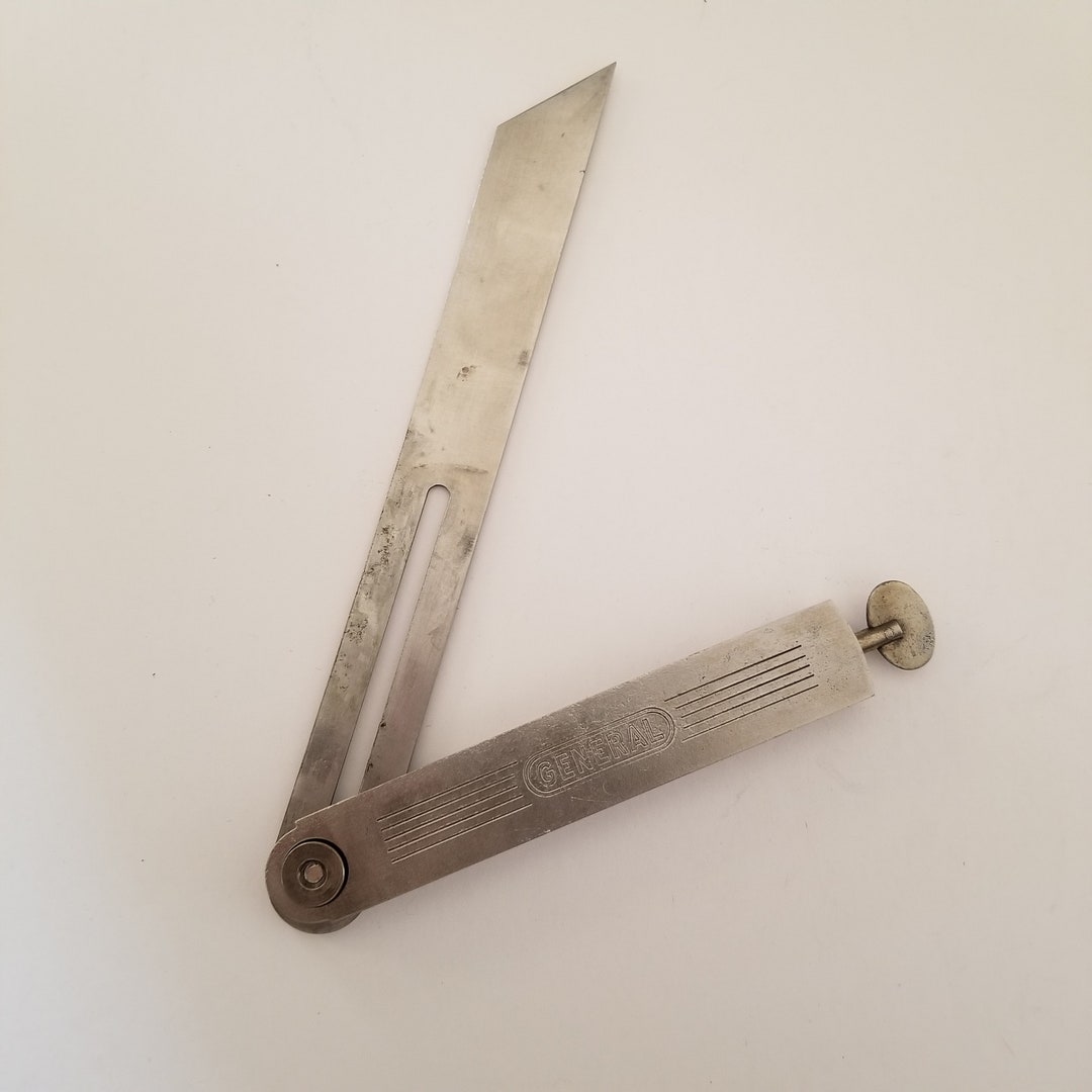 Vintage Circa 1930's-1940's General Logo 8 Sliding T-bevel Good Cleaned ...
