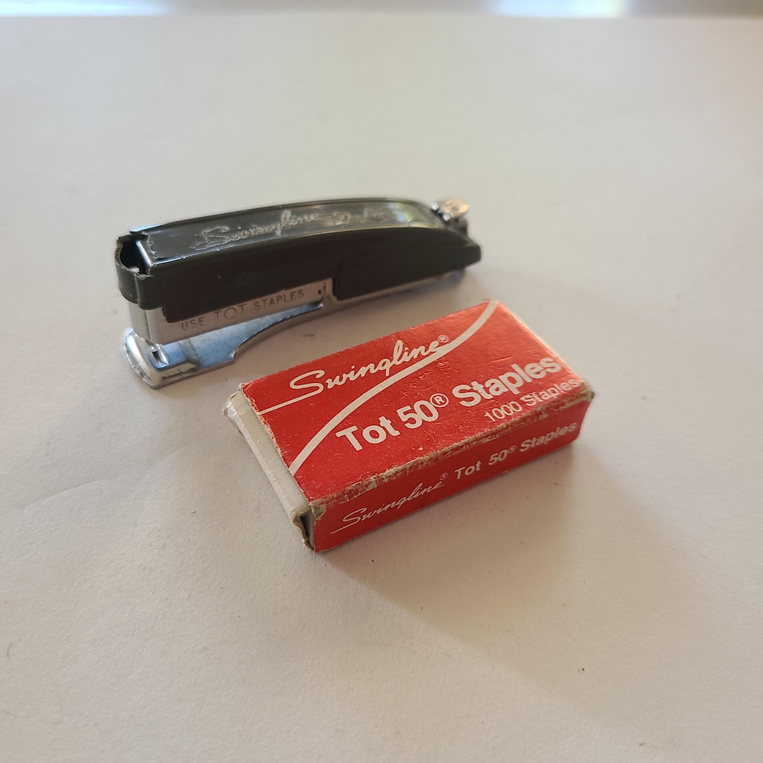 Vintage Swingline Tot 50 Mini Stapler With Staples - Etsy