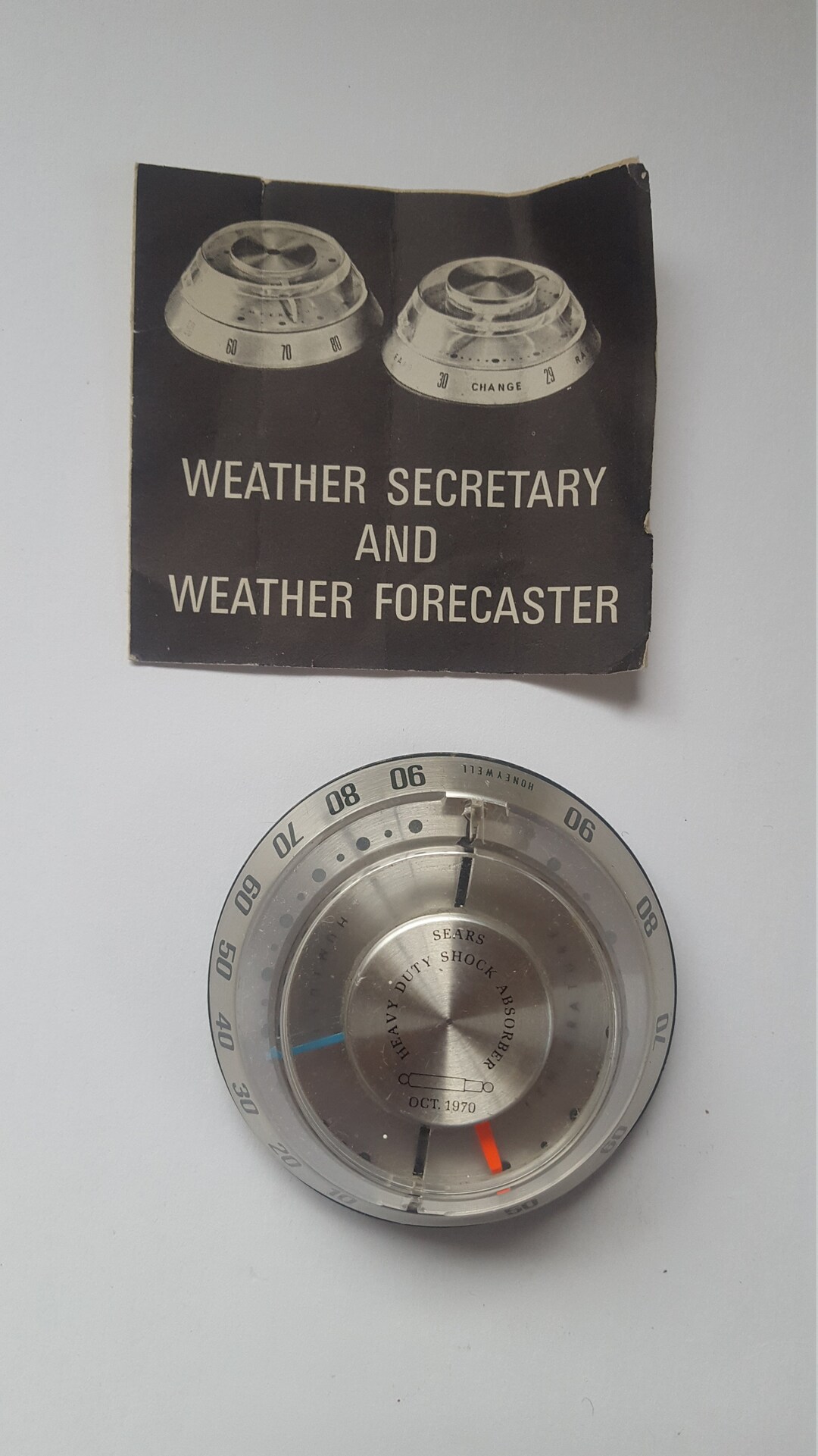 Vintage Circa 1970 Honeywell Weather Secretary/ Forecaster " Sears ...