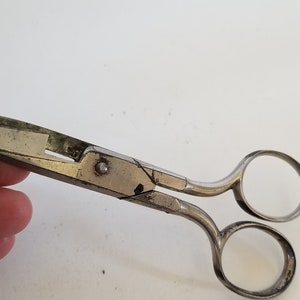 Antique Buttonhole Scissors, Terry Co. Toledo O, Sewing Supplies, 1910 ...
