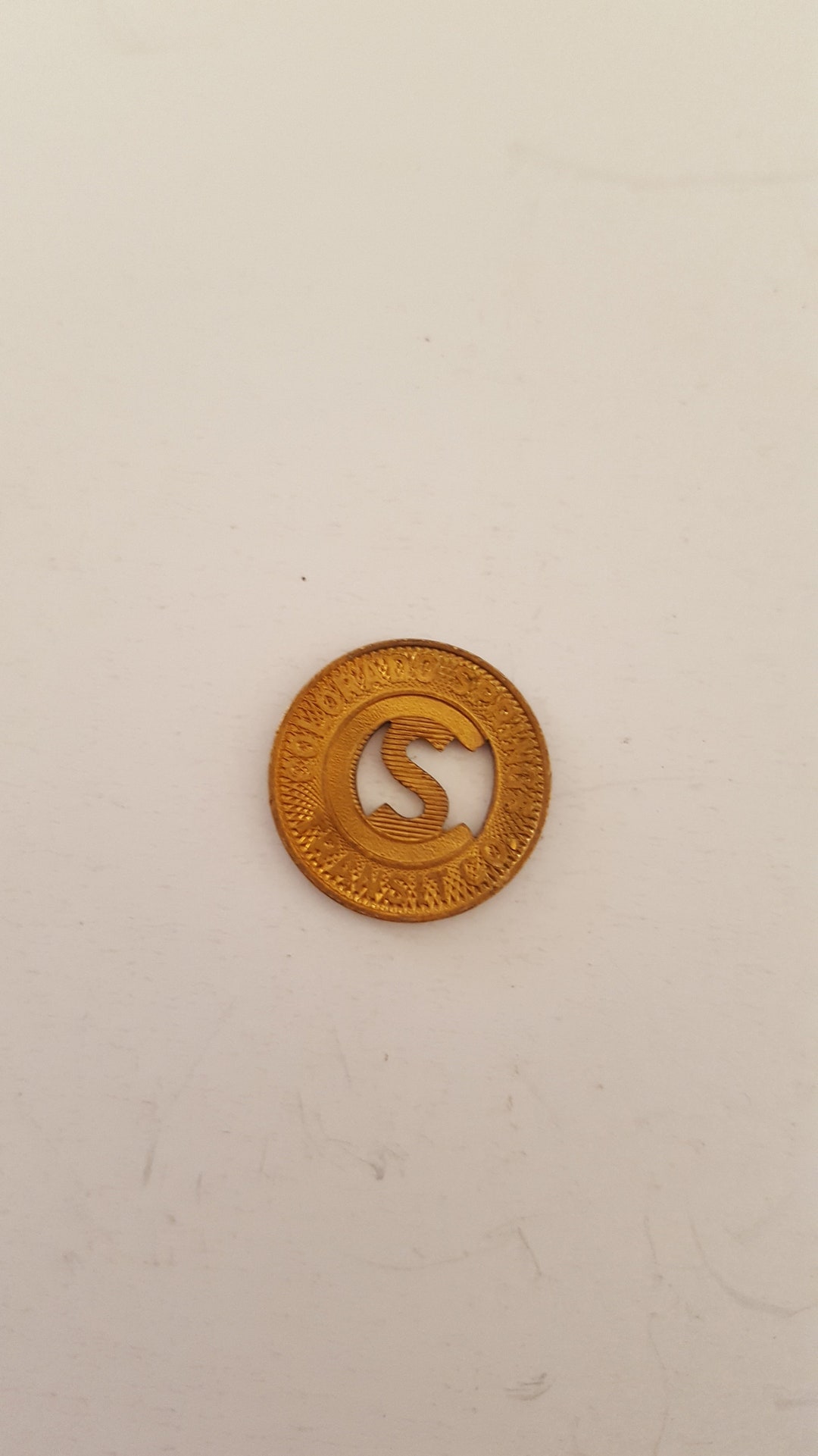 Vintage Colorado Springs Transit Co Token, Good for One Fare 1956 ...