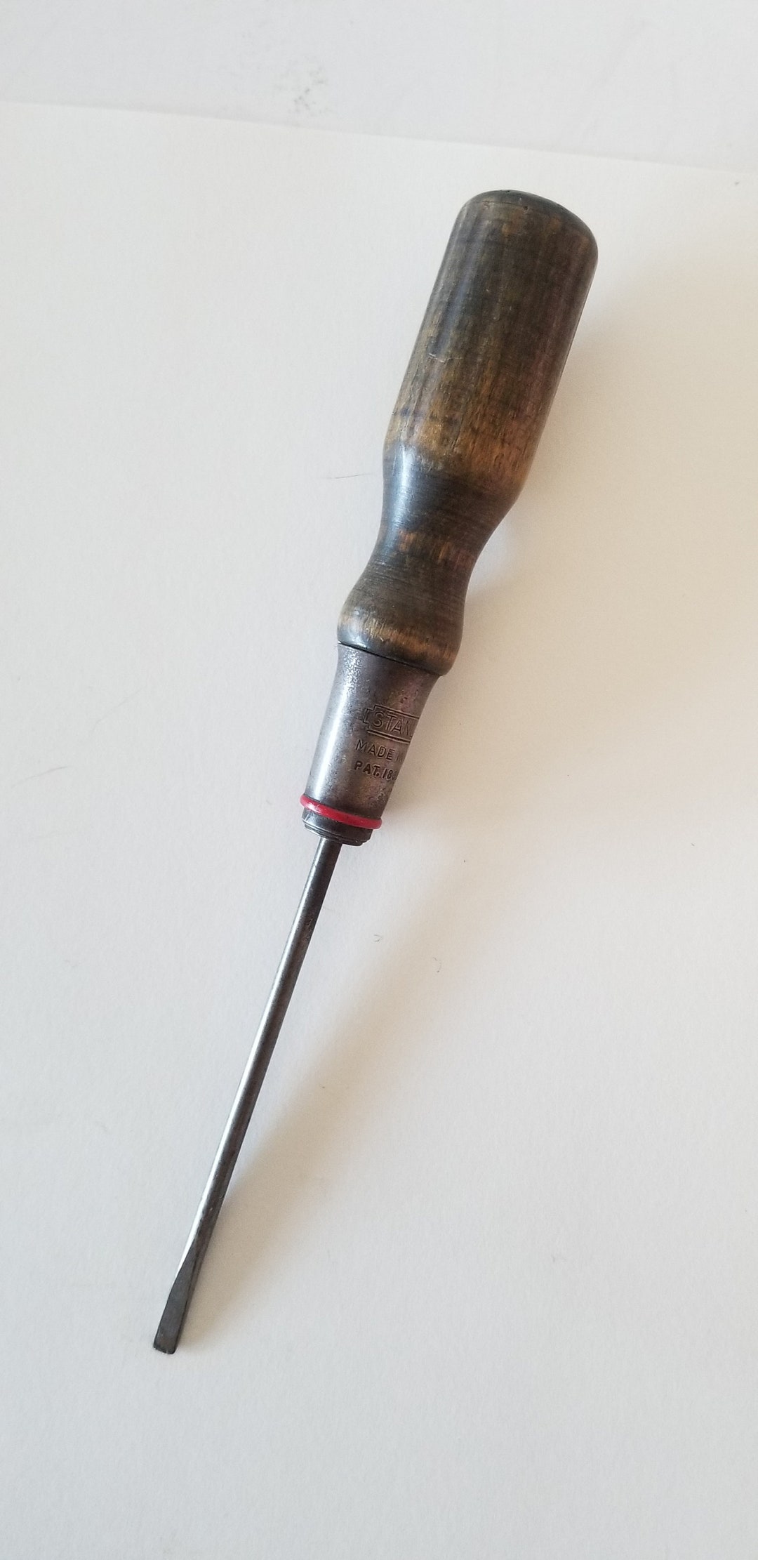 Vintage Circa 1950's Stanley Tools Flathead Screwdriver With Insulator ...