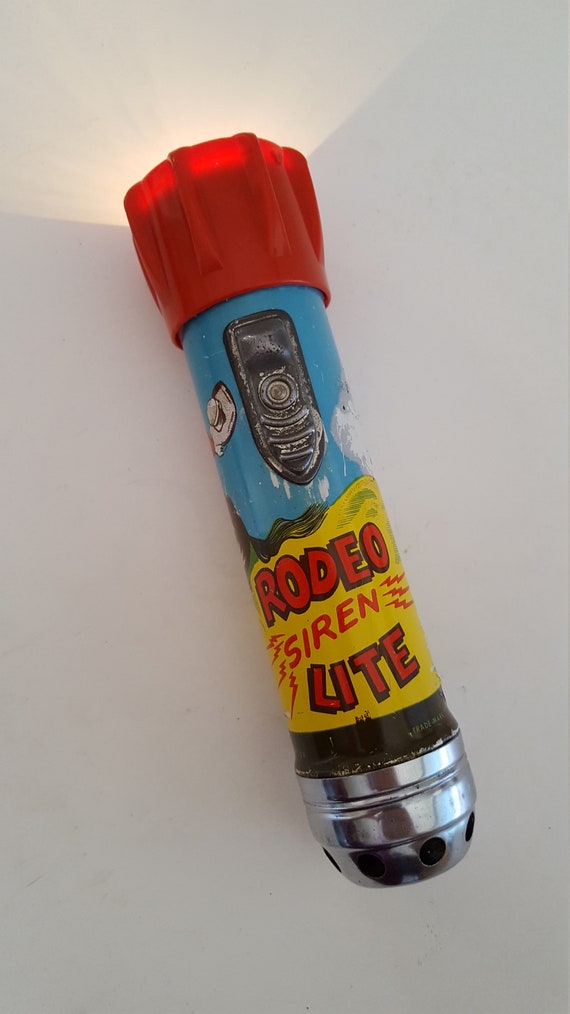 Vintage Circa 1955 Hipco rodeo Flashlight W/siren | Etsy